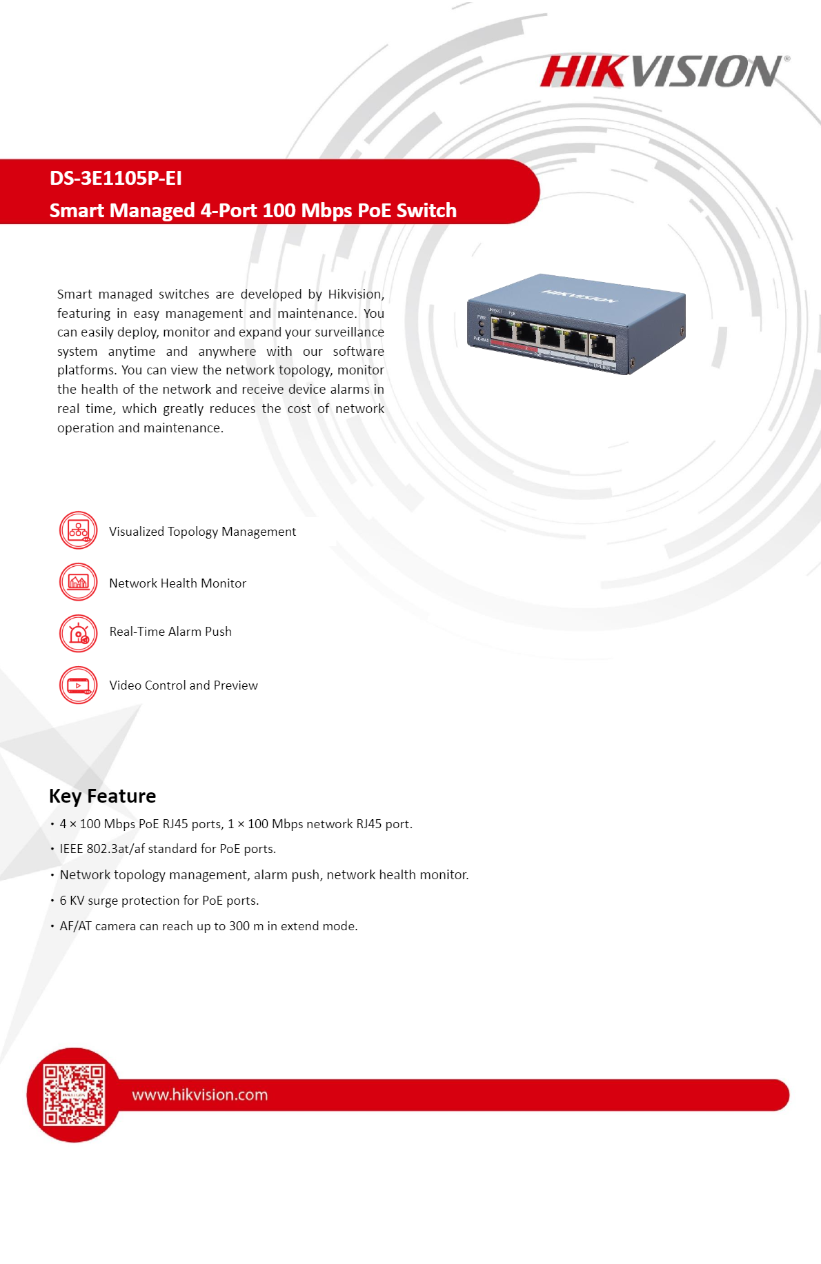 DS-3E1106HP-EI - United Safety Technology Distribution Inc.